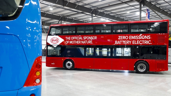 Chinese automaker BYD unveils North America's largest electric bus factory - China Plus