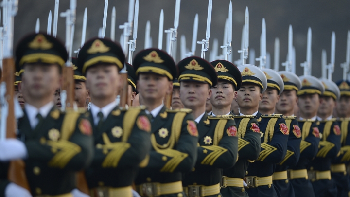 Daily training of PLA Guard of Honor - China Plus