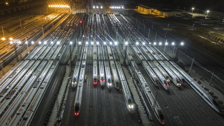 EMU train ready to go as Spring Festival travel rush approaches - China ...