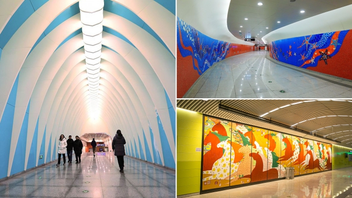 New eye-catching subway stations open in Beijing - China Plus