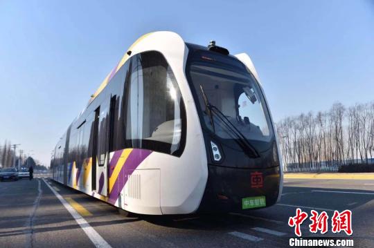 North China's first 'wisdom' electric railway trolley put on tracks ...
