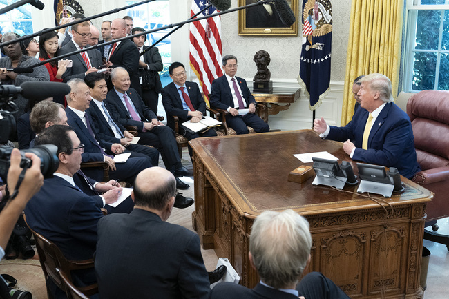 Trump Meets Chinese Vice Premier After Trade Talks China Plus