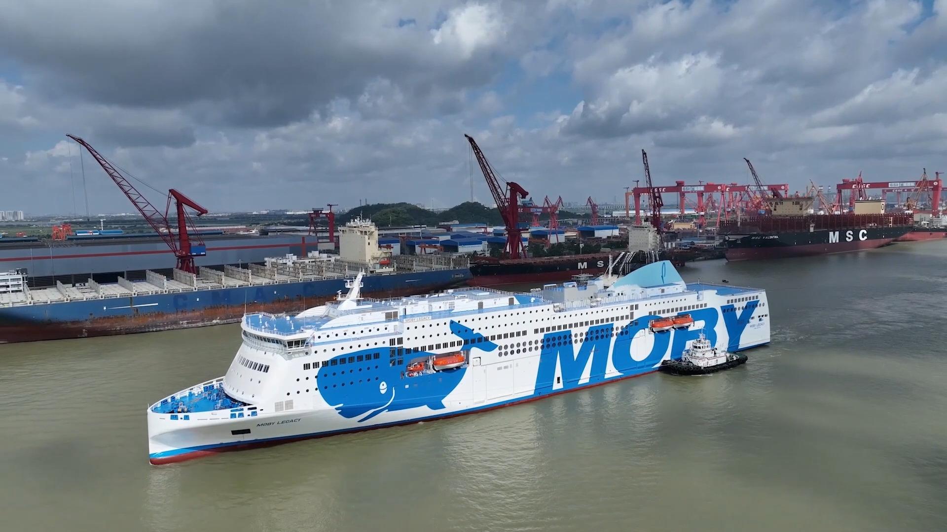 MOBY LEGACY fährt nach Italien