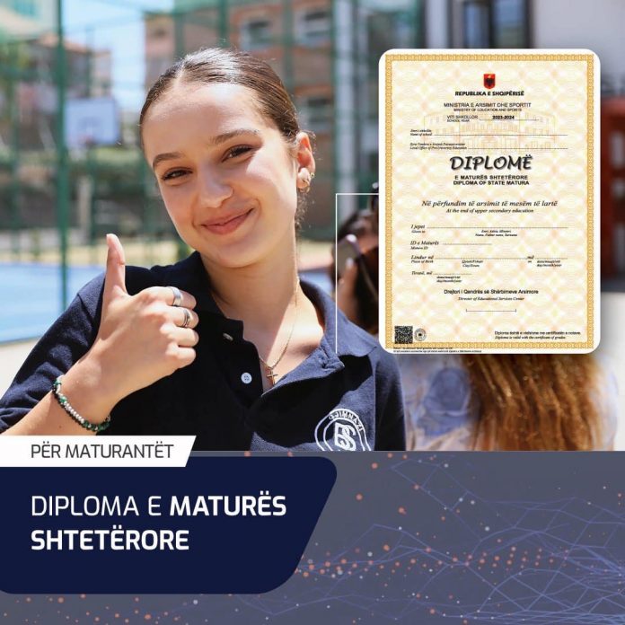 Digjitalizohet diploma e maturës shtetërore, mund të merret në e-Albania